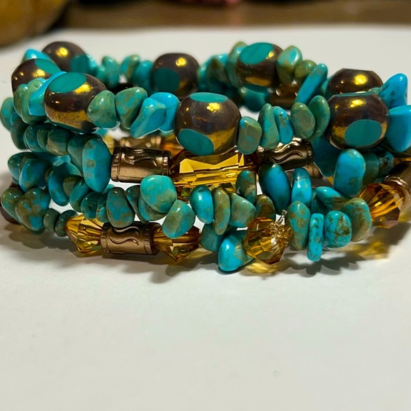 Hand Crafted | Jewelry | Turquoise Authentic Handmade Bracelets ...